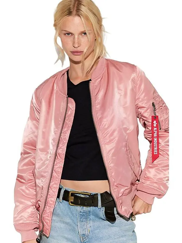 Alpha Industries Ma-1w Bomber Jacket - Rose
