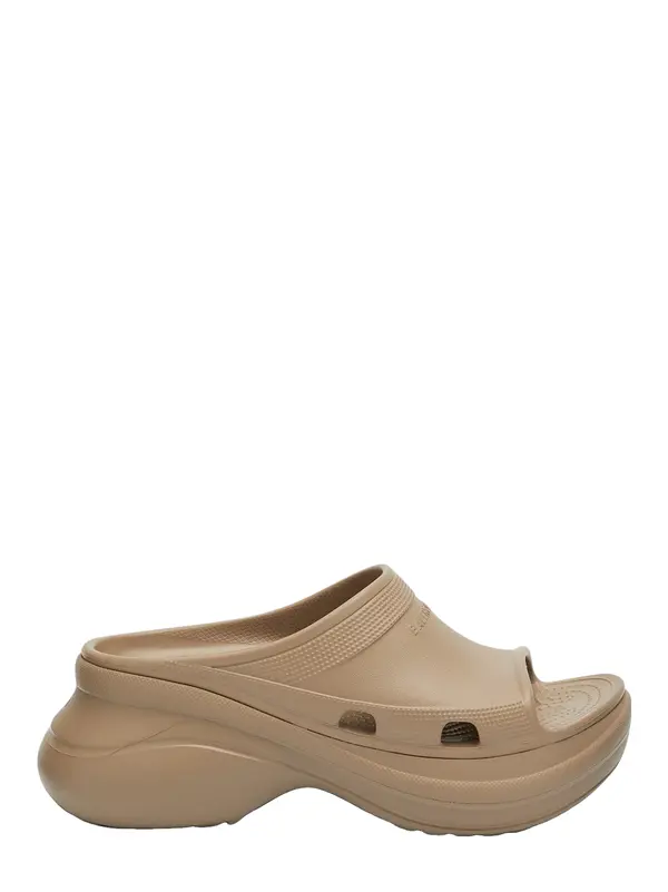Balenciaga X Crocs Pool Slide Sandals - 2500 Beige