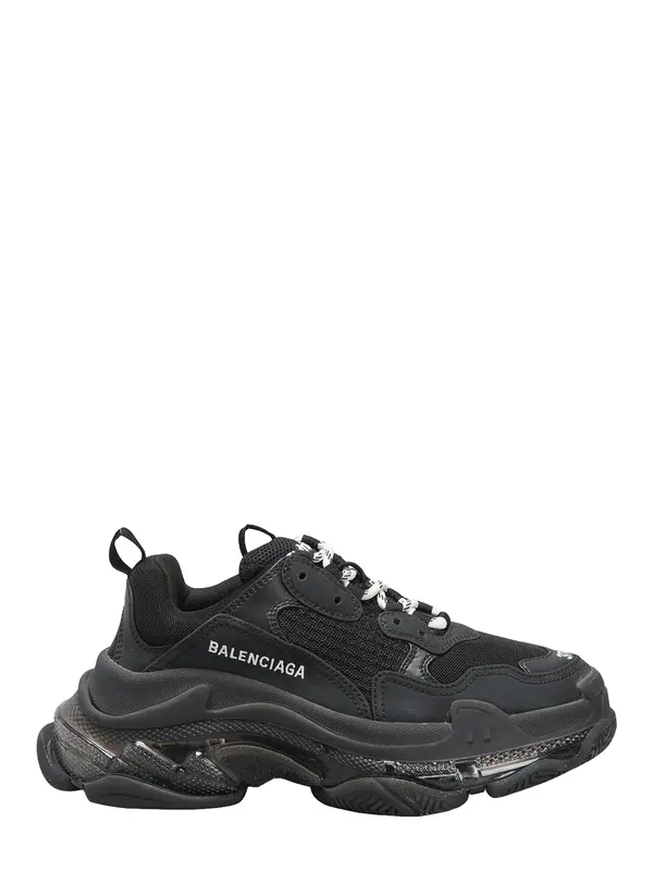 Balenciaga Triple S Clear-sole Sneakers - 1000 Black