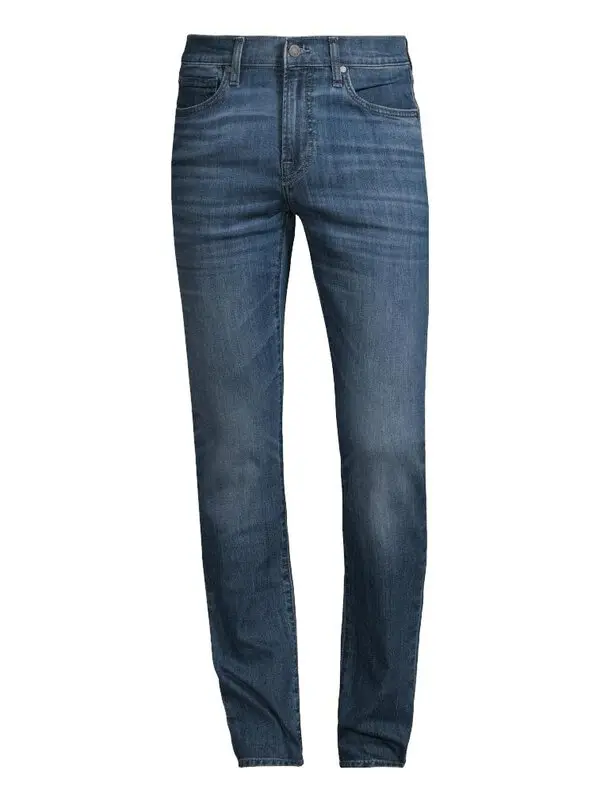 7 For All Mankind Slimmy Cotton-blend Jeans - Flash