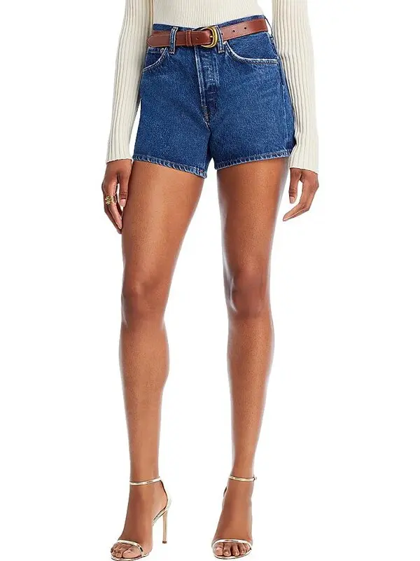 AGOLDE Parker High Rise Denim Shorts - Enamour