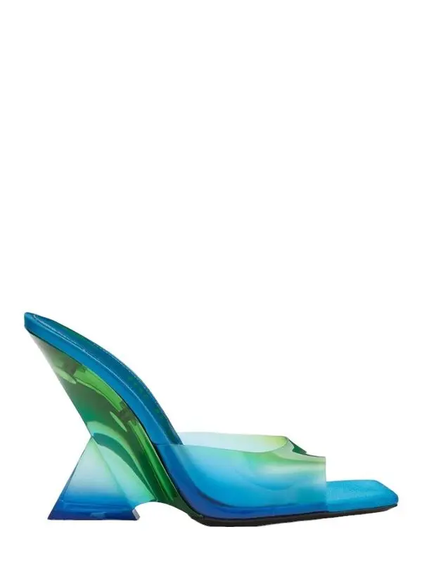 Attico Cheope Mule Heel 105mm - Degrade Blue