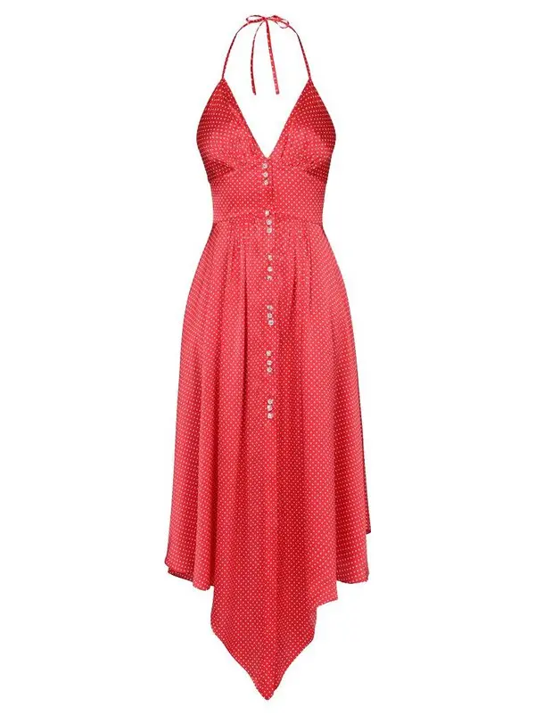 Alexandre Vauthier Midi Dress - Daring Red