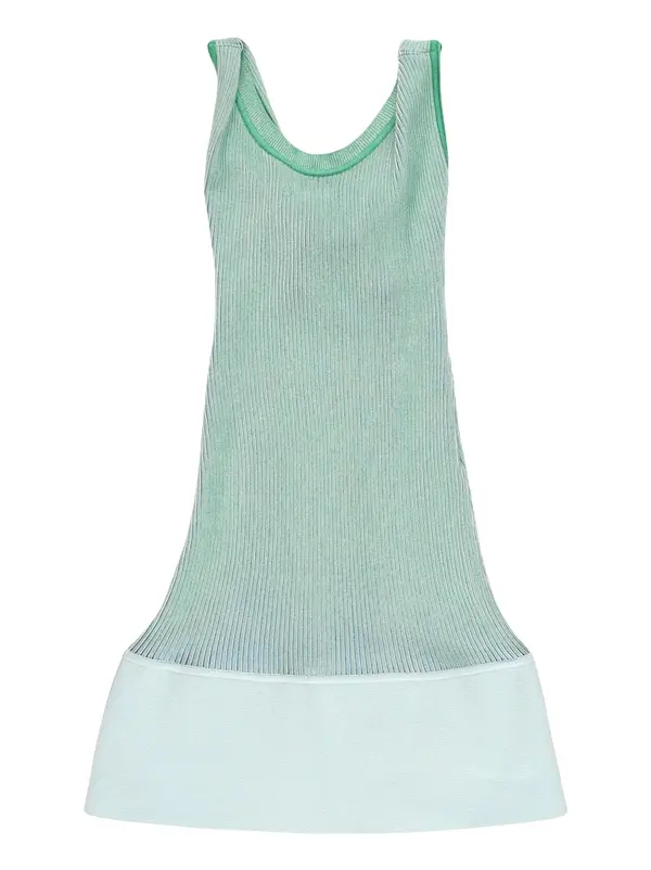 Jacquemus La Robe Maille Turbi Minidress - Green