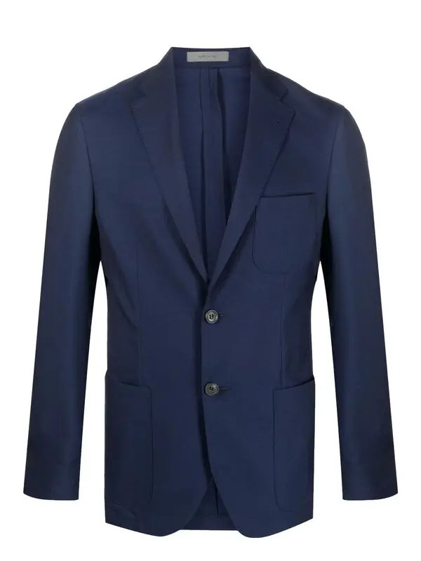 Corneliani Single-breasted Blazer - Blue