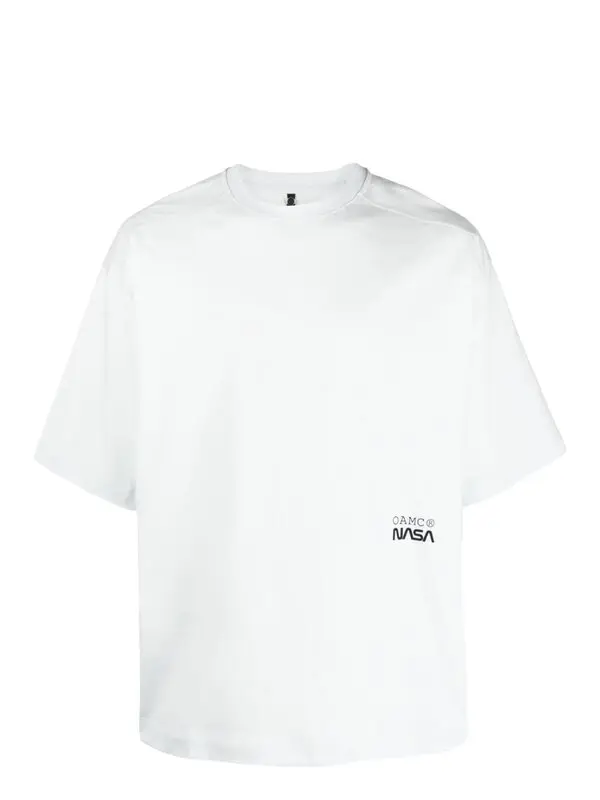 OAMC X Nasa Moon-print T-shirt - White