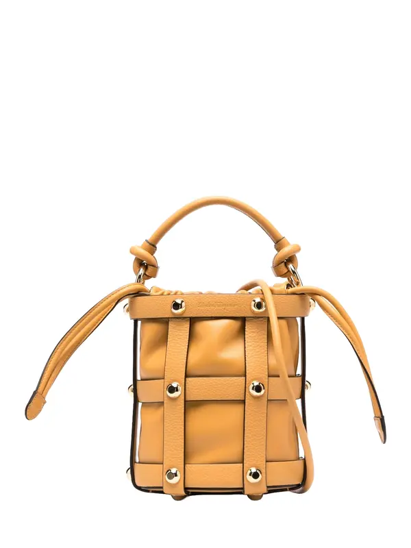 FERRAGAMO Cage Bucket Bag - Neutrals