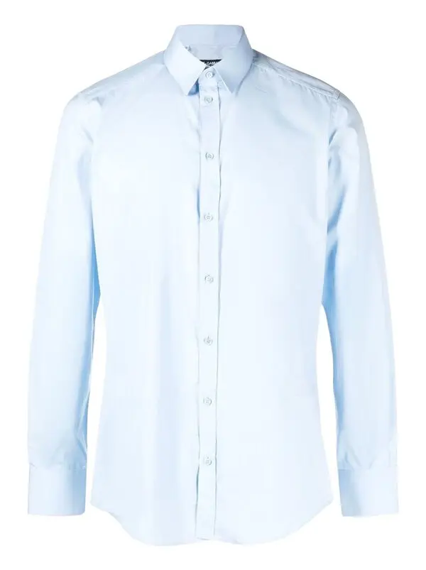 Dolce & Gabbana Long-sleeve Button-fastening Shirt - Blue