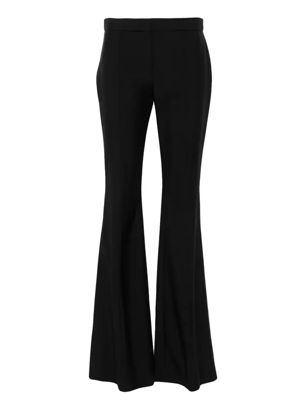 Alexander McQueen Flared Trousers - Black