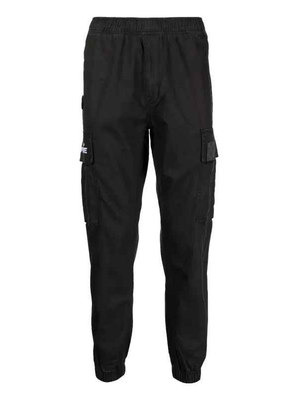 AAPE BY *A BATHING APE® Tapered-leg Cargo Trousers - Black