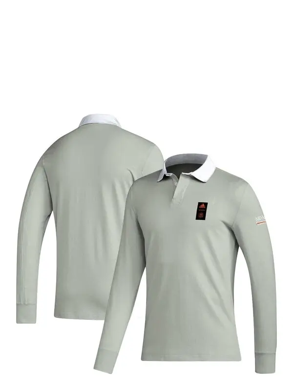 Adidas 2023 Player Houston Dynamo Fc Travel Long Sleeve Polo - Gray