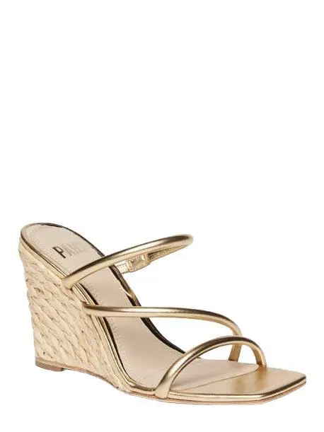 Paige Stacey Wedge Sandal - Gold