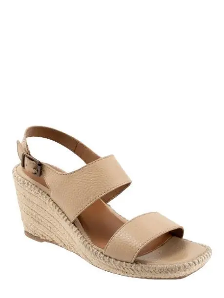 Softwalk Hartley Espadrille Wedge Sandal - Beige