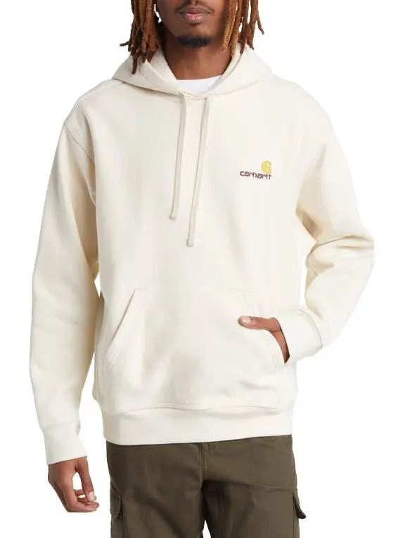 Carhartt Work In Progress Embroidered Logo Hoodie - Natural