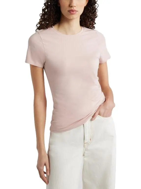 Nordstrom Pima Cotton Blend Crewneck T-shirt - Pink Smoke