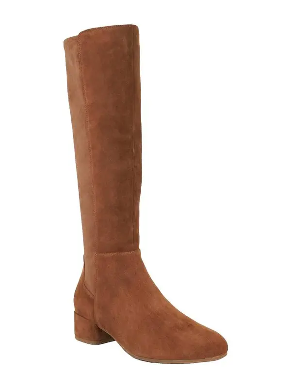 Dune London Tayla Knee High Boots - Tan