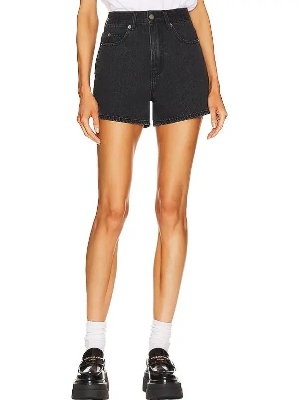 DR. DENIM Nora Short In Black - Retro Black