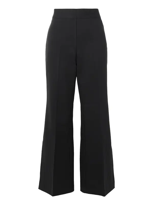 Spanx The Perfect Stretch-ponte Flared Trousers - Black