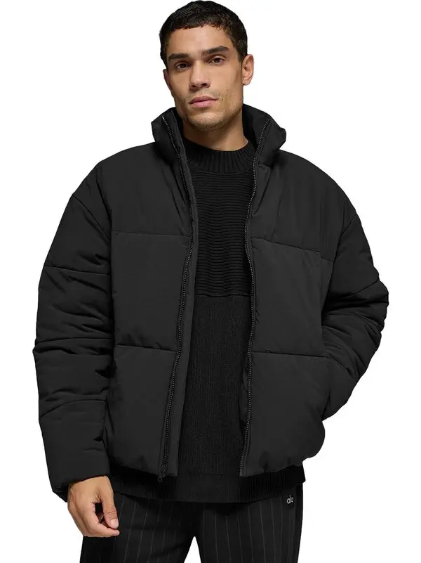 Alo Yoga Stretch Woven Street Puffer Jacket - Black