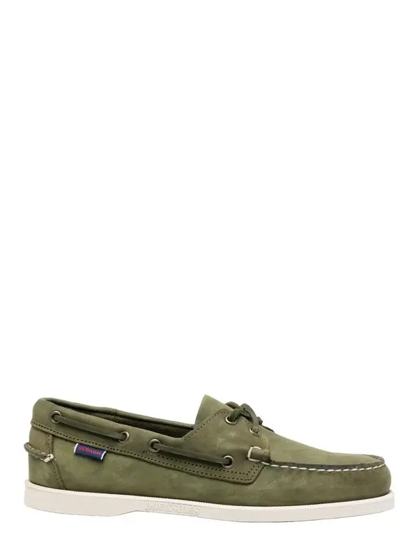SEBAGO Suede Boat Shoes - Green