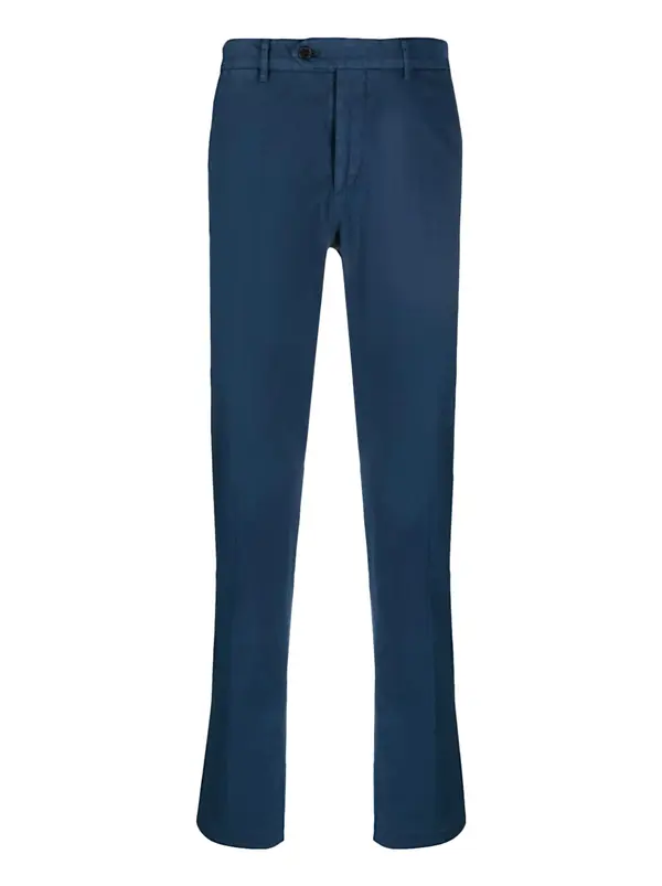 LARDINI Straight-leg Tailored Trousers - Blue