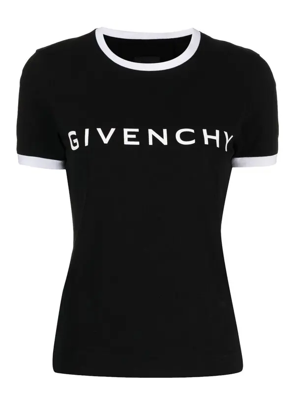 Givenchy Logo-print Cotton T-shirt - Black