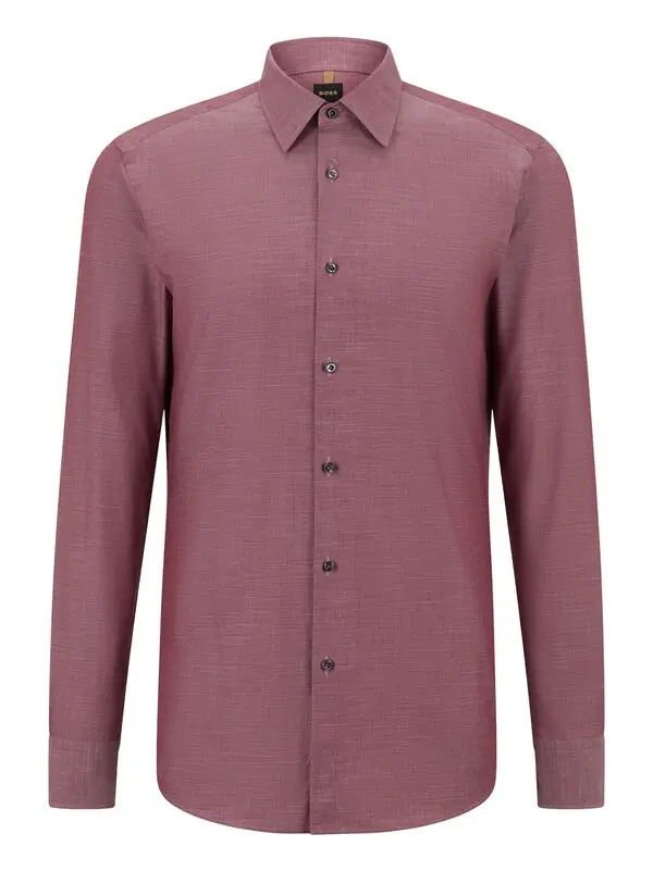 BOSS Organic Cotton Shirt - Red