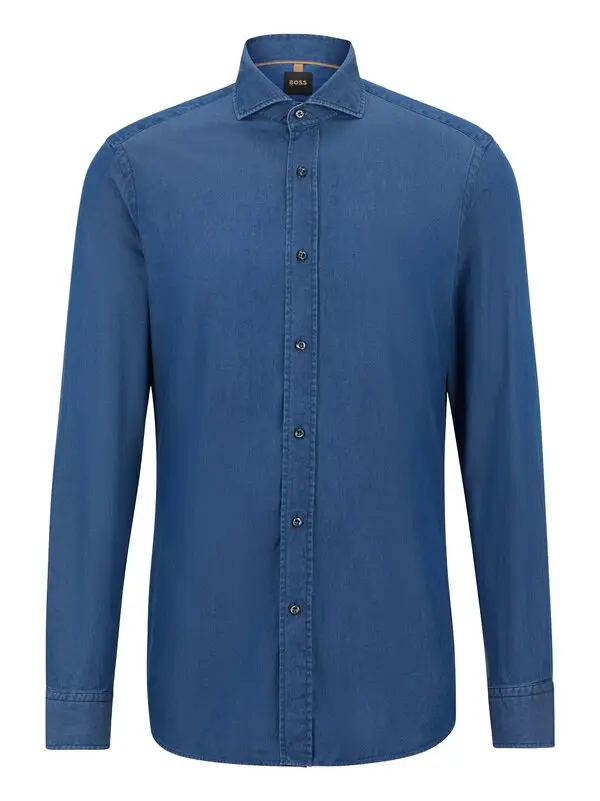 BOSS Denim Shirt - Blue