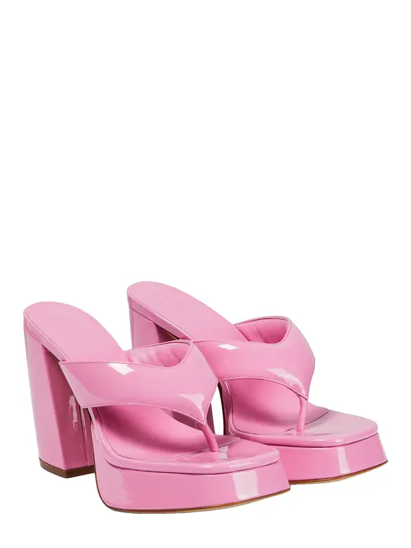 GIA BORGHINI Platform Sandals - Pink