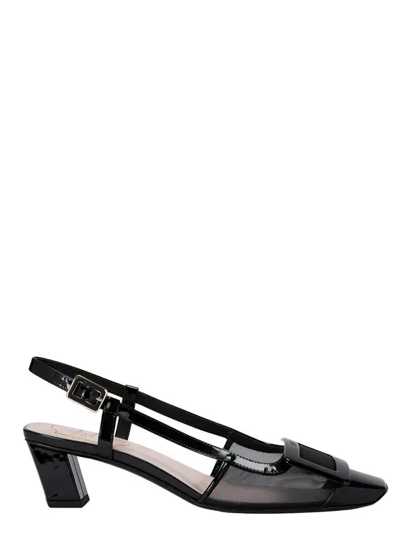 ROGER VIVIER Belle Vivier Slingback Pumps 45 - Black