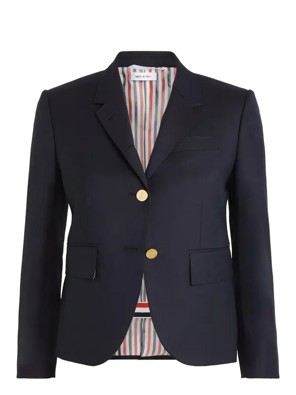 Thom Browne Wool Sport Coat - Navy