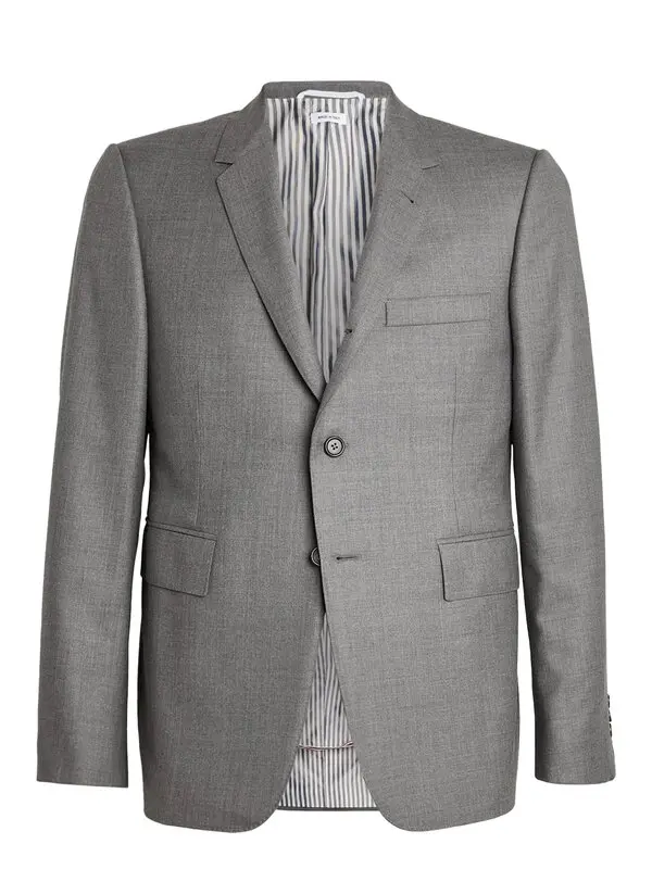 Thom Browne Wool Blazer - Grey