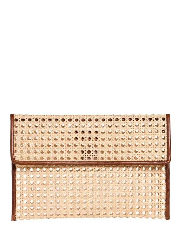 BEMBIEN Lara Clutch - Sienna Rattan