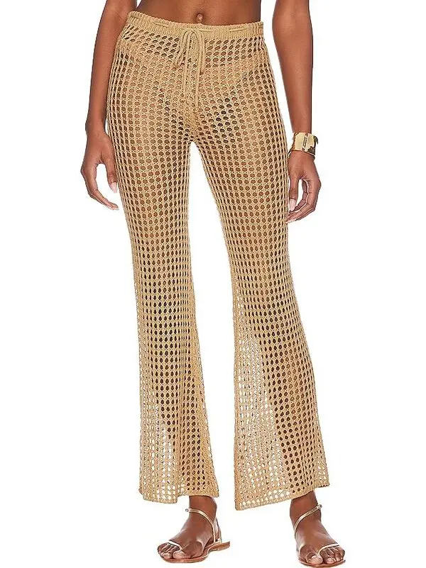 Superdown Elektra Crochet Pant - Nude