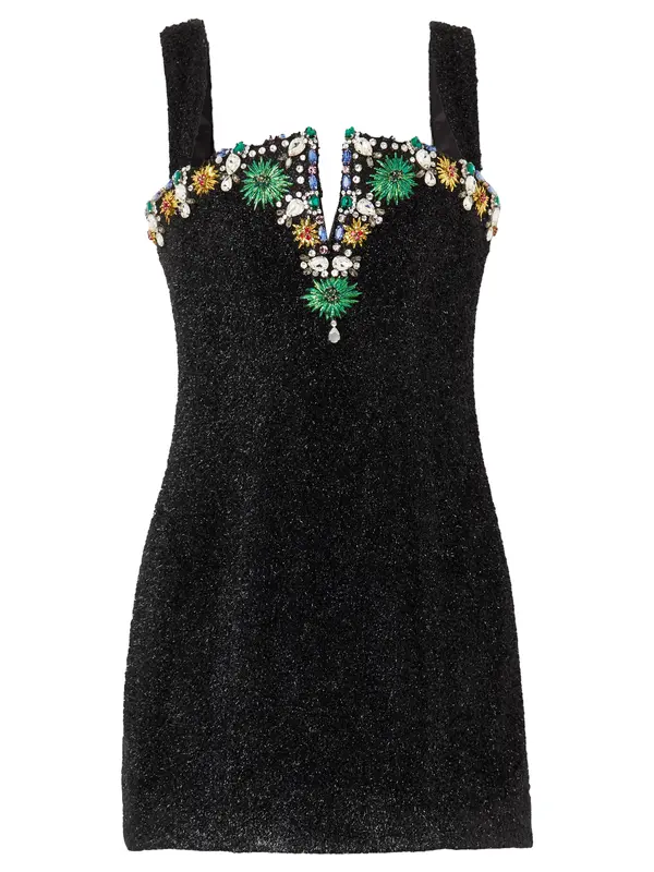 MISS SOHEE The Vanguard Sequin-embellished Mini Dress - Black