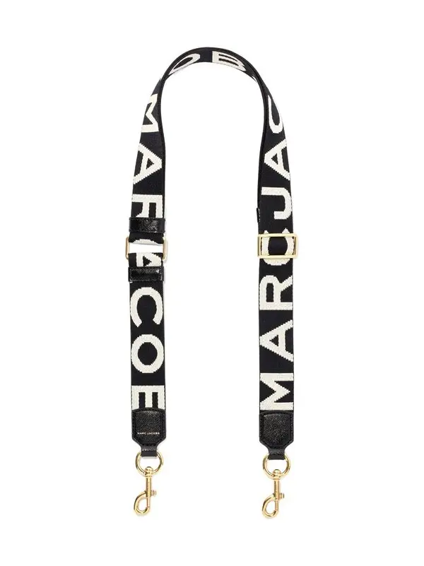 Marc Jacobs Logo-print Strap - Black