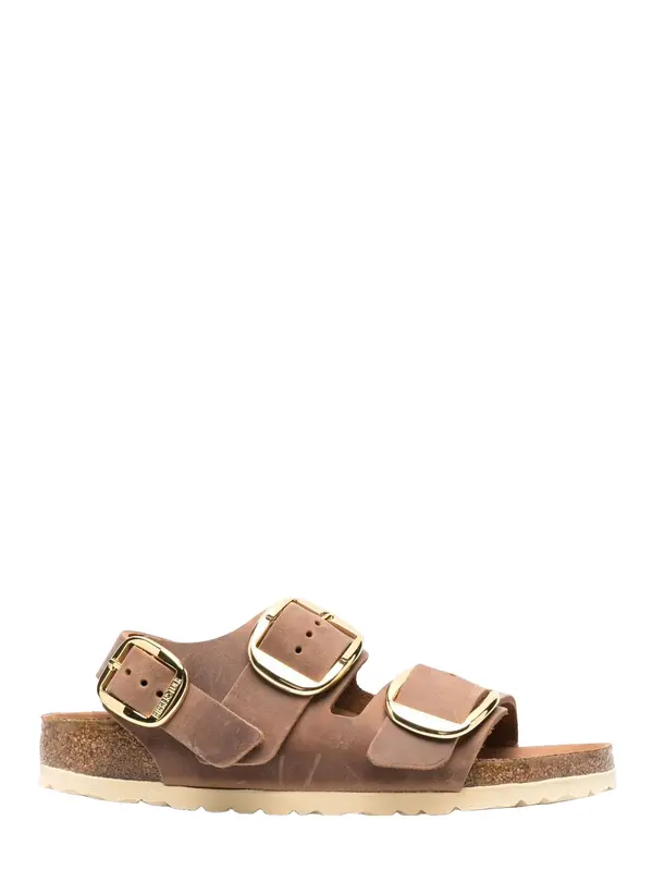 BIRKENSTOCK Milano Buckled Slingback Sandals - Brown