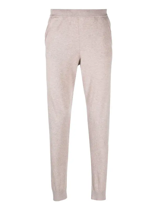 Corneliani Skinny Knitted Track Pants - Neutrals