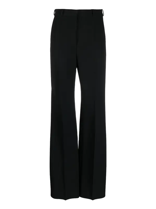 DEL CORE High-waist Flared Trousers - Black