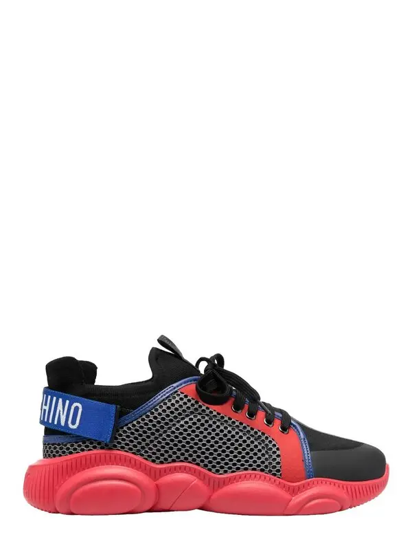 Moschino Panelled Low-top Sneakers - Red