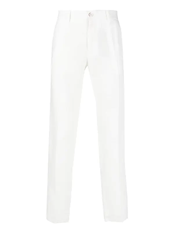 Dolce & Gabbana Mid-rise Tailored Trousers - White