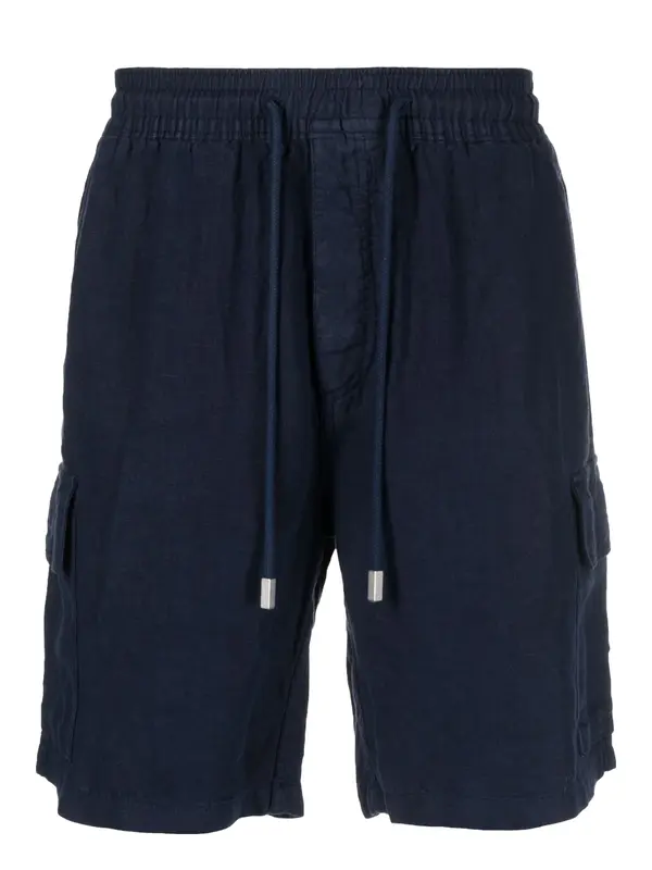 Vilebrequin Linen Bermuda Shorts - Blue