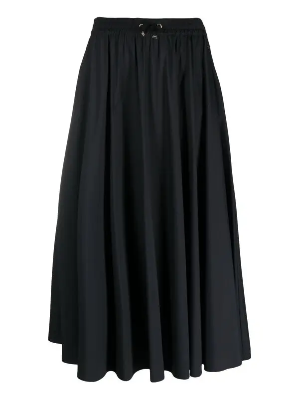 Herno Flared Midi Skirt - Black