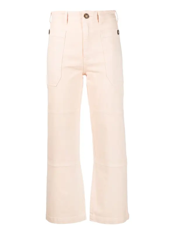 FRAME Straight-leg Utility Trousers - Pink