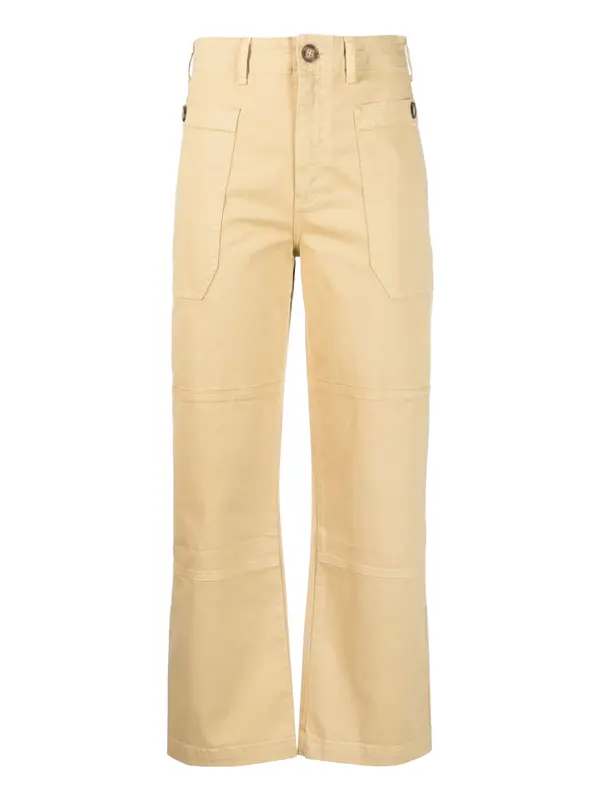 FRAME Straight-leg Utility Trousers - Neutrals