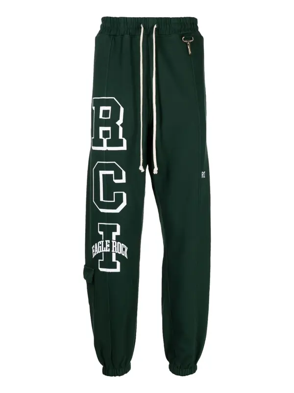 Reese Cooper Eagle Rock Logo-print Track Pants - Green