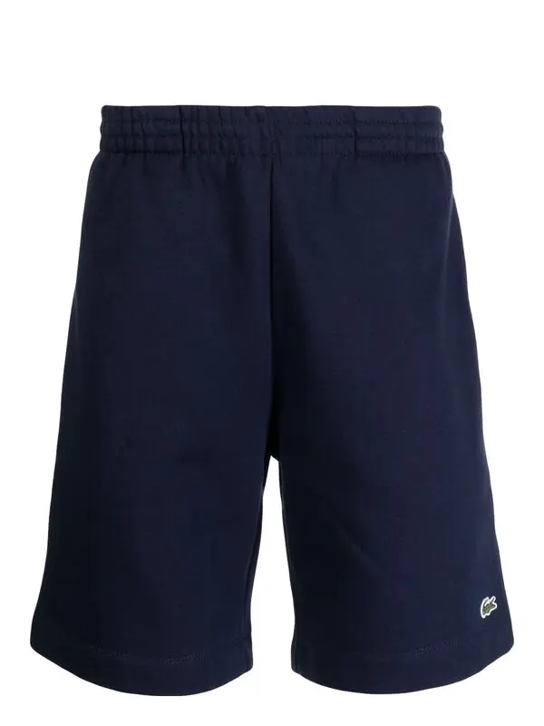 Lacoste Logo-patch Track Shorts - Blue