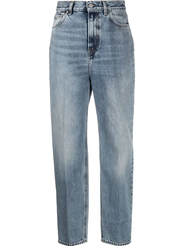 TOTEME Organic Cotton Tapered Jeans - Blue