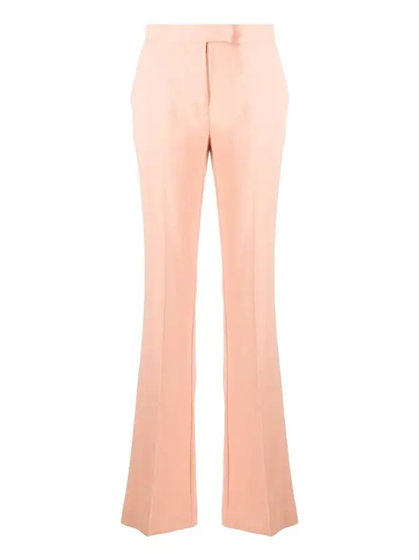 TWINSET Pleated Flared Trousers - Orange