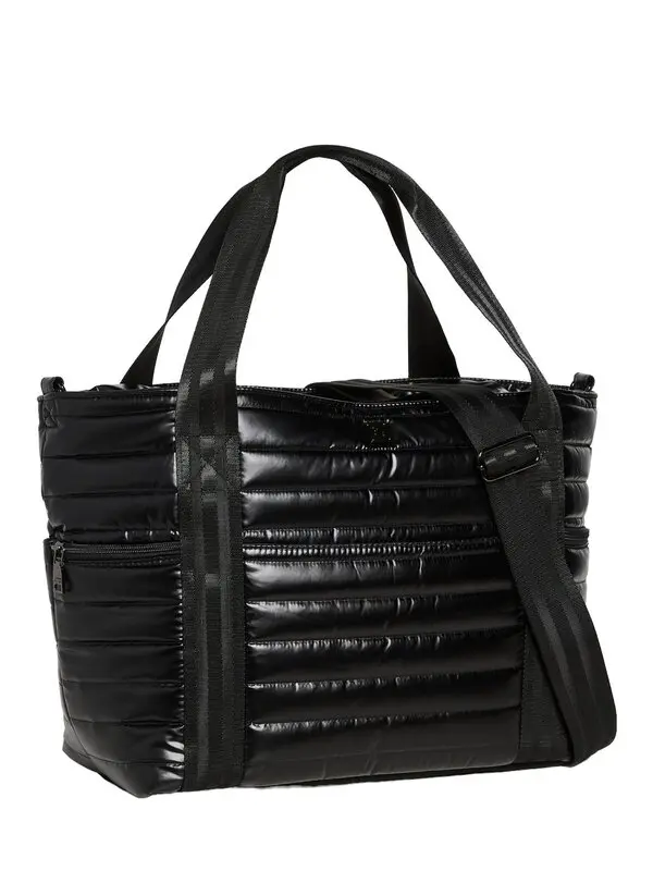 THINK ROYLN Jetset Wingman Tote - Pearl Black
